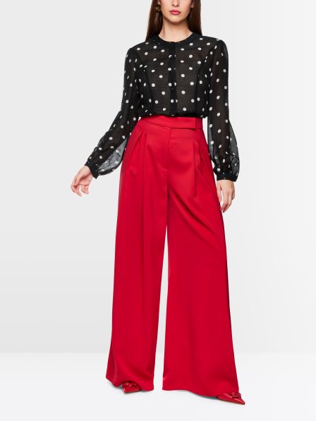 WICHITA wide trousers | marc-cain.com/en