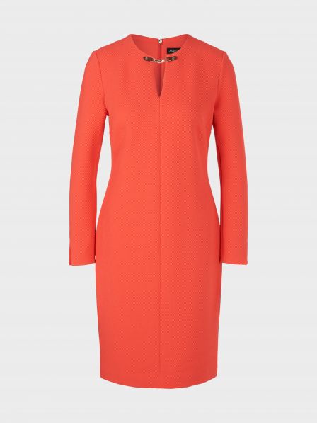 Figure-hugging mini dress | marc-cain.com/en