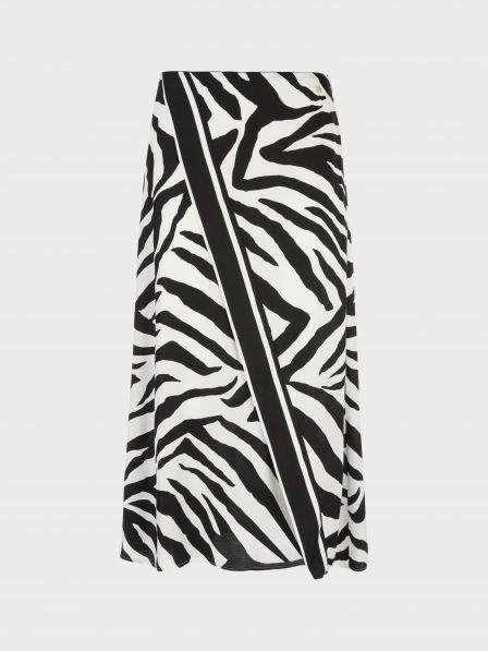 Rok met zebradessin | marc-cain.com/nl