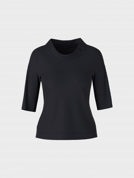 Top with unique collar design | marc-cain.com/en