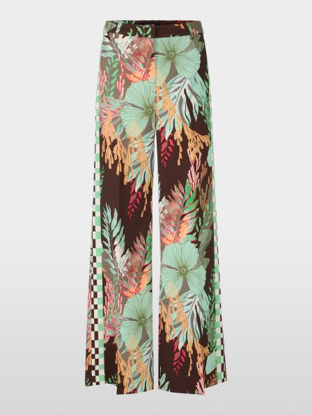 Wide WAUKEE trousers | marc-cain.com/en