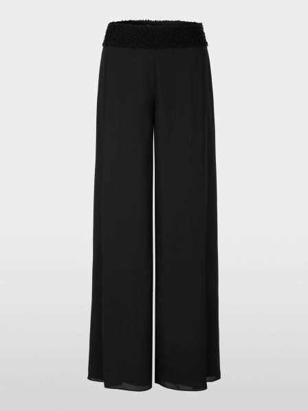 WOLIN wide trousers | marc-cain.com/en